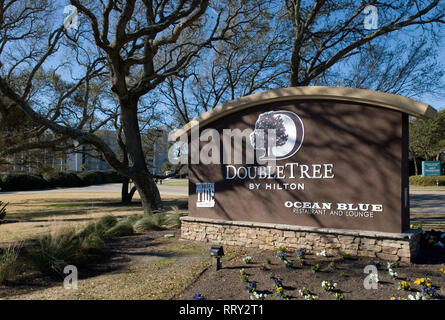 Doubletree by Hilton Hotel sign at Myrtle Beach, SC USA Stock Photo - Alamy