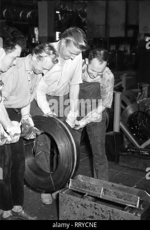 Strip steel in the factory Stock Photo - Alamy