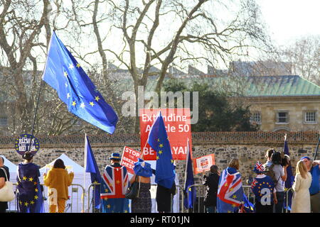 pro remain anti brexit display protest in margate tower block kent UK ...