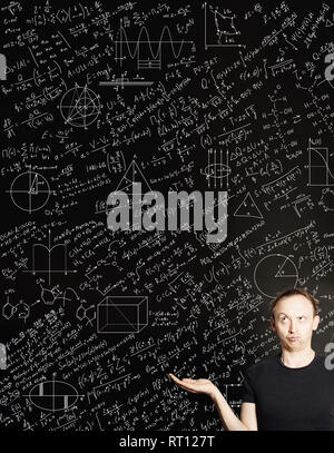 Hand drawing education concept concept Stock Photo - Alamy