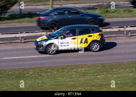 AA Driving School car London Stock Photo - Alamy