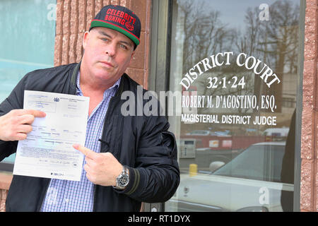 Broomall, PA, USA. 27th Feb, 2019. : Damon Feldman and his brother ...