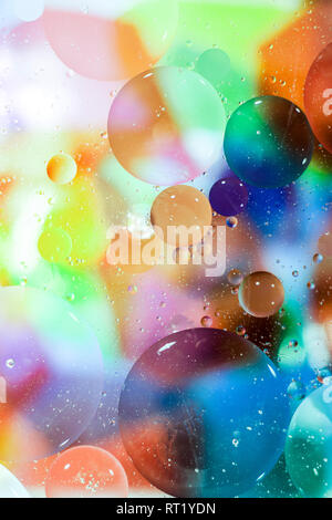 An abstract colorful background with circles for textures and overlays ...
