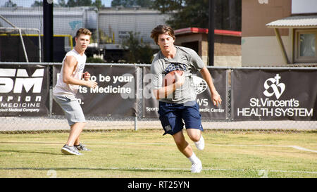 RUN THE RACE, from left: Tanner Stine, Evan Hofer, 2019. © Roadside ...