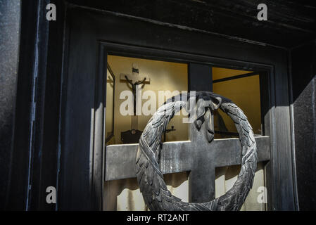 Recoleta Cemetery, view through window from shopping centre, Buenos ...