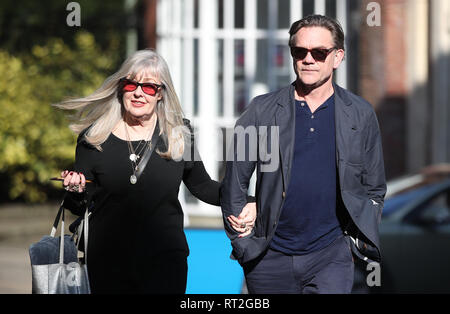 John Michie and his wife Carol Fletcher-Michie arrive back at ...