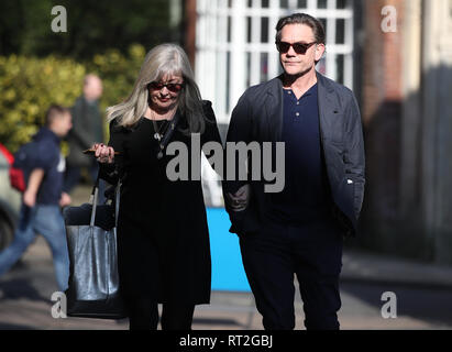 John Michie and his wife Carol Fletcher-Michie arrive back at ...