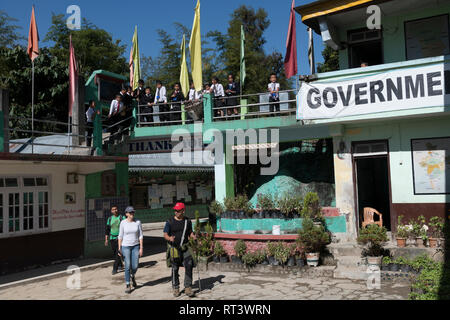 Government School, Yangthang Village, Gyalshing, West Sikkim, Sikkim ...