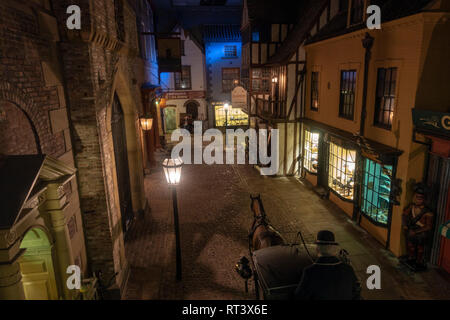 General view of Kirkgate, a recreated Victorian (c. 1870-1900) street ...