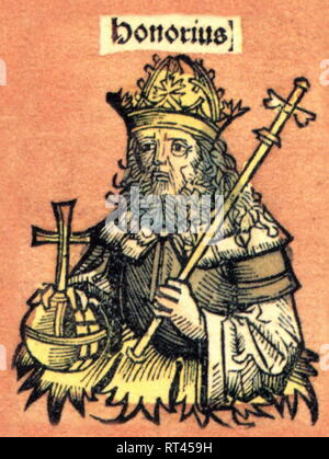 Honorius (384-423). Western Roman Emperor. Son of emperor Theodosius ...