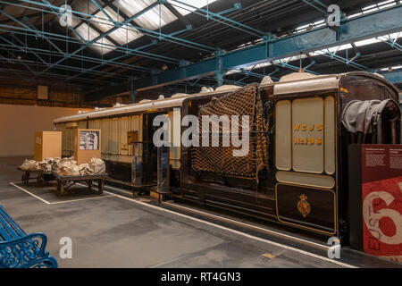 Travelling Post Office (TPO) carriage (1880's-1930's) on display in the ...