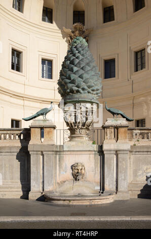 Cortile della Pigna or courtyard of the pinecone inside the Vatican ...