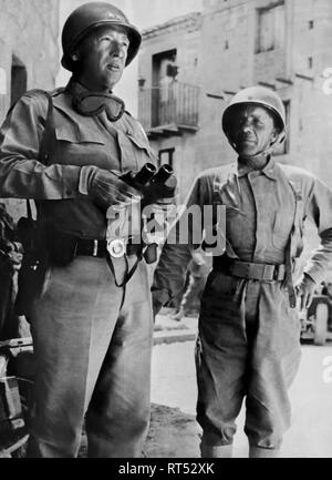 General George S. Patton Jr. (right), and his wife Beatrice Patton ...