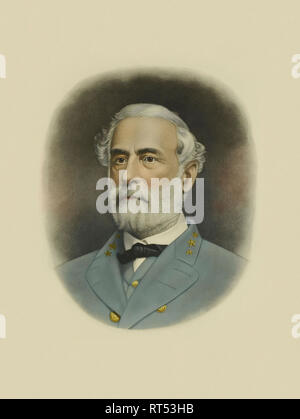 The image depicts the American Civil War, showing battles, officers ...
