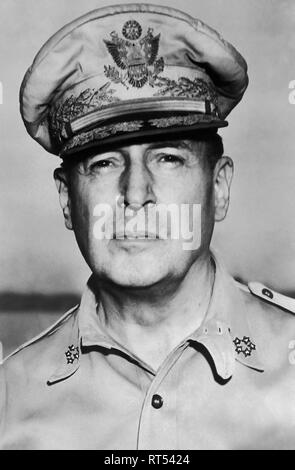 Douglas MacArthur. Portrait of General Douglas Macarthur, American ...