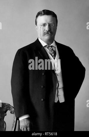 U.S. President Theodore Roosevelt, 1904, Photo by Edward Sheriff Curtis ...