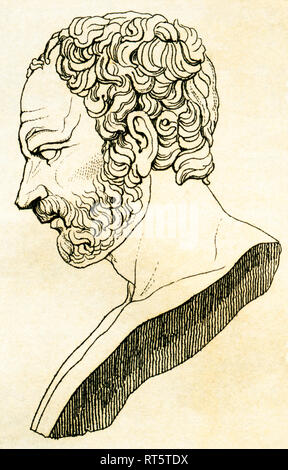 Demosthenes, 384 - 322 BC, statesman in Athens and in ancient Greece ...