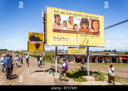 Nanyuki, Kenya, May 18, 2017 : People traveling on a stony track in a ...