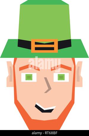 Polygonal happy elf elves head Stock Vector Image & Art - Alamy