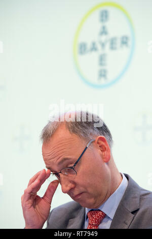 Leverkusen, Germany. 27th Feb, 2019. Werner BAUMANN, Chairman of the ...
