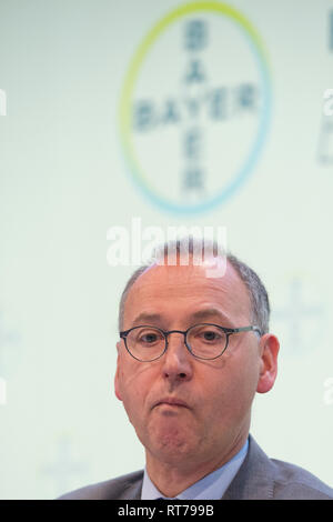 Leverkusen, Germany. 27th Feb, 2019. Werner BAUMANN, Chairman of the ...