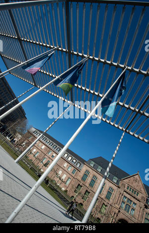 Leverkusen, Germany. 27th Feb, 2019. Exterior view of the corporate ...