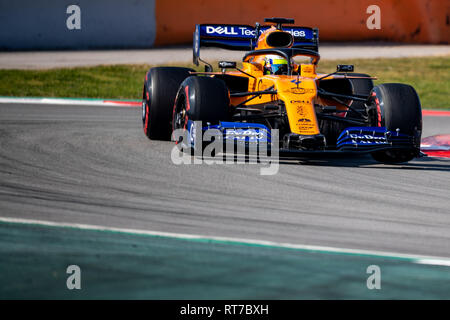 Montmeló, Catalonia, Spain. 28th Feb, 2019. Pierre Gasly of Aston ...