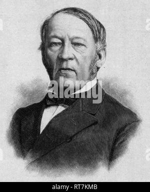 Georg Waitz, 1813-1886, German law historian and medievalist ...