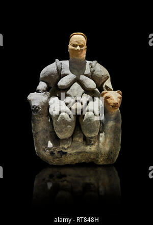 Neolithic Terracotta Goddess figure from Catalhoyuk, Museum of ...