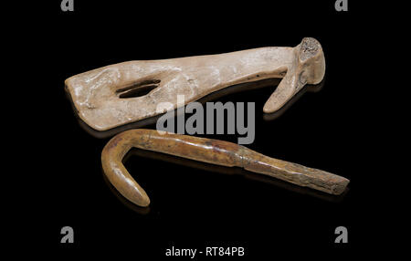 Neolithic bone fishing hooks. 6000 BC. Catalhoyuk Collections. Museum ...