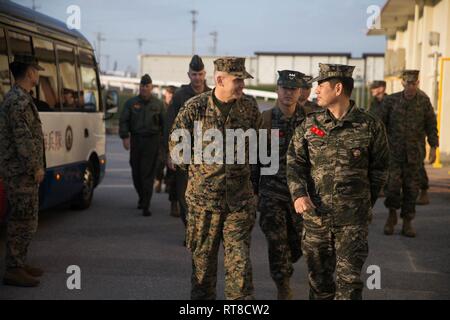 U.S. Marine Brig. Gen. Sean Salene speaks with Marines during Cobra ...