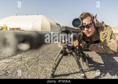 Army Sgt. Ryan Marsh, an infantryman with the Kansas Army National ...