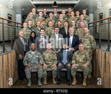 Senior leaders and attendees pose for group photo after the Army People ...