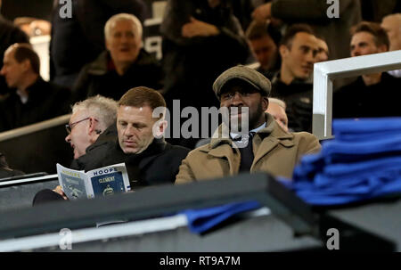 West Bromwich Albion manager Darren Moore during the Premier League ...