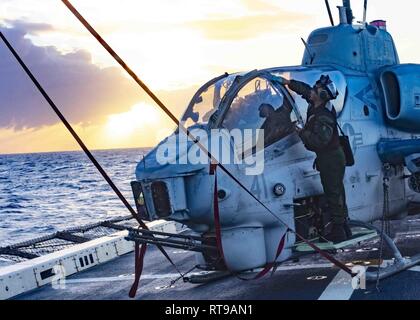 Cockpit of an AH 1W Super Cobra Helicopter Stock Photo - Alamy