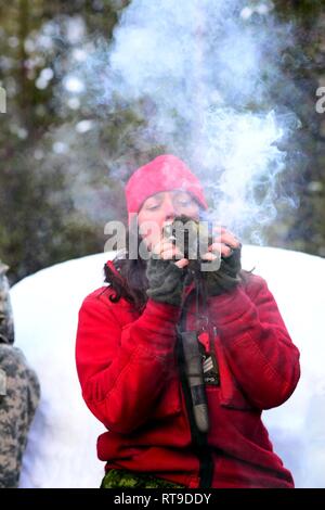 Canadian Ranger Sgt. Emily Coombs, with Ucluelet Patrol, 4th Canadian ...
