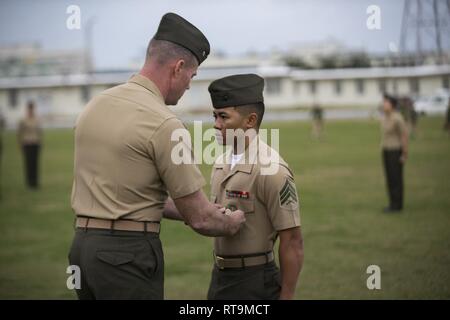 OKINAWA, Japan (Feb. 8, 2019) — Lt. Cmdr. Alan Tucker, Commander, Task ...