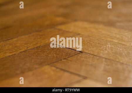 Old wood block floor parquet background Stock Photo - Alamy