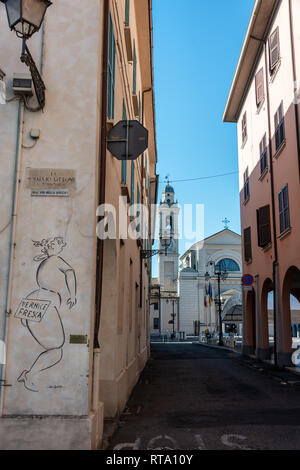 The Brescello main square Stock Photo - Alamy