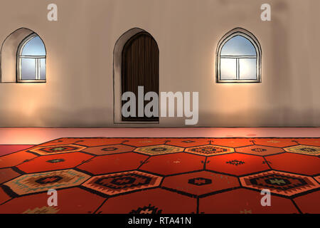 Inside view from middle eastern building Stock Photo - Alamy