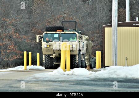 Vehicles and equipment after being loaded onboard MV Anvil Point at the ...