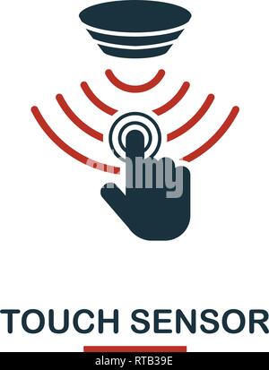 Display panel line icons collection. Resolution, Contrast, Brightness, Refresh, Touchscreen ...