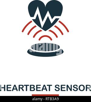 Digital vector health sensor icons set with drawn simple line art info ...