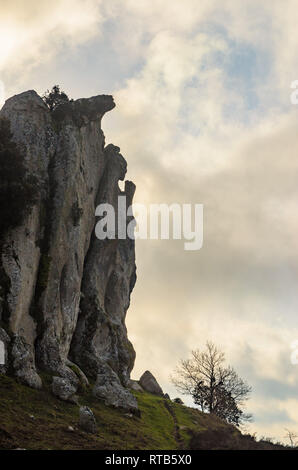 Rock formations of Argimusco near Montalbano Elicona, Sicily Italy ...