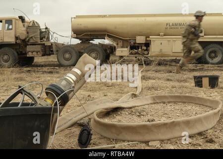 A petroleum platoon with 289th Composite Supply Company, 553rd Combat ...