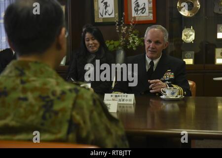 Commander of the Northern Fleet and Vice Admiral Nikolai Maksimov ...