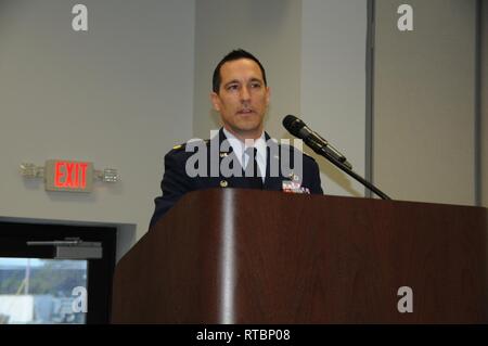 U.S. Air Force Maj. Tim Riley assumed command of the 165th Civil ...