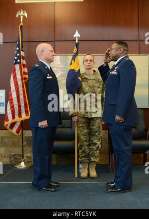 Lt. Col. Alvin Bradford, 507th Medical Squadron commander, promotes to ...