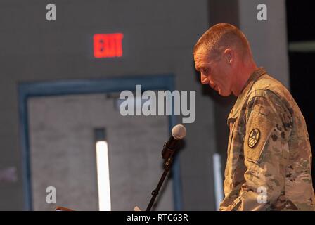 Capt. Michael Phelan, commander of the 210th Military Police Company ...