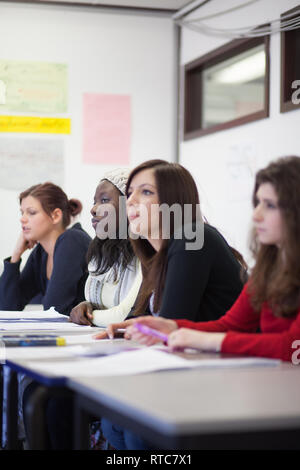 students studying English at a further education college in London ...